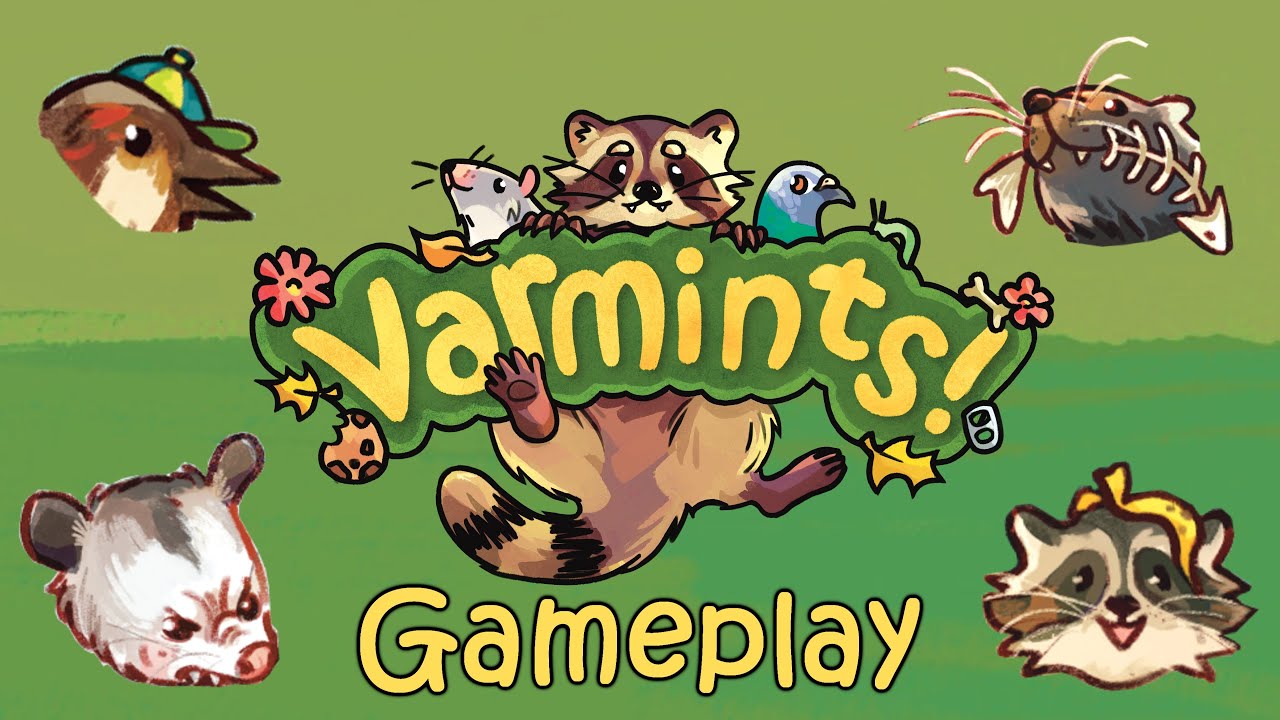 Varmints! Gameplay - Who Can Eat The Most TRASH?? - YouTube