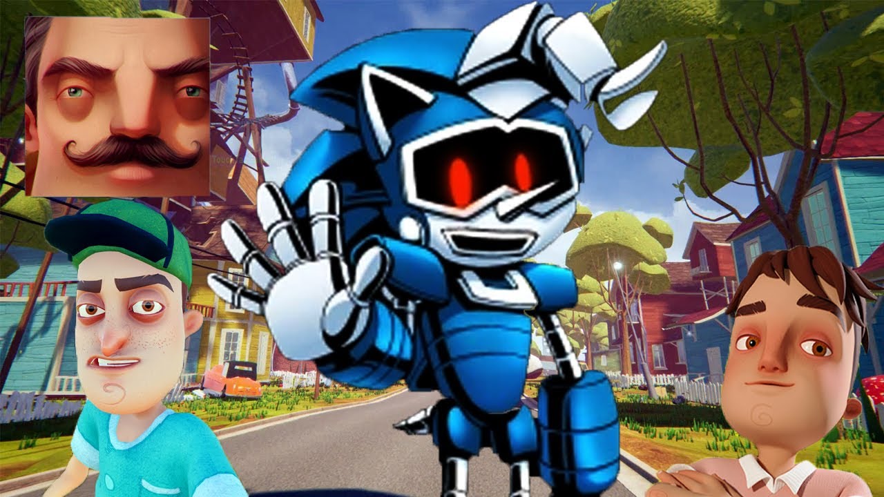 Hello Neighbor - My New Neighbor Sonic father Jules Hedgehog Act 2 ...