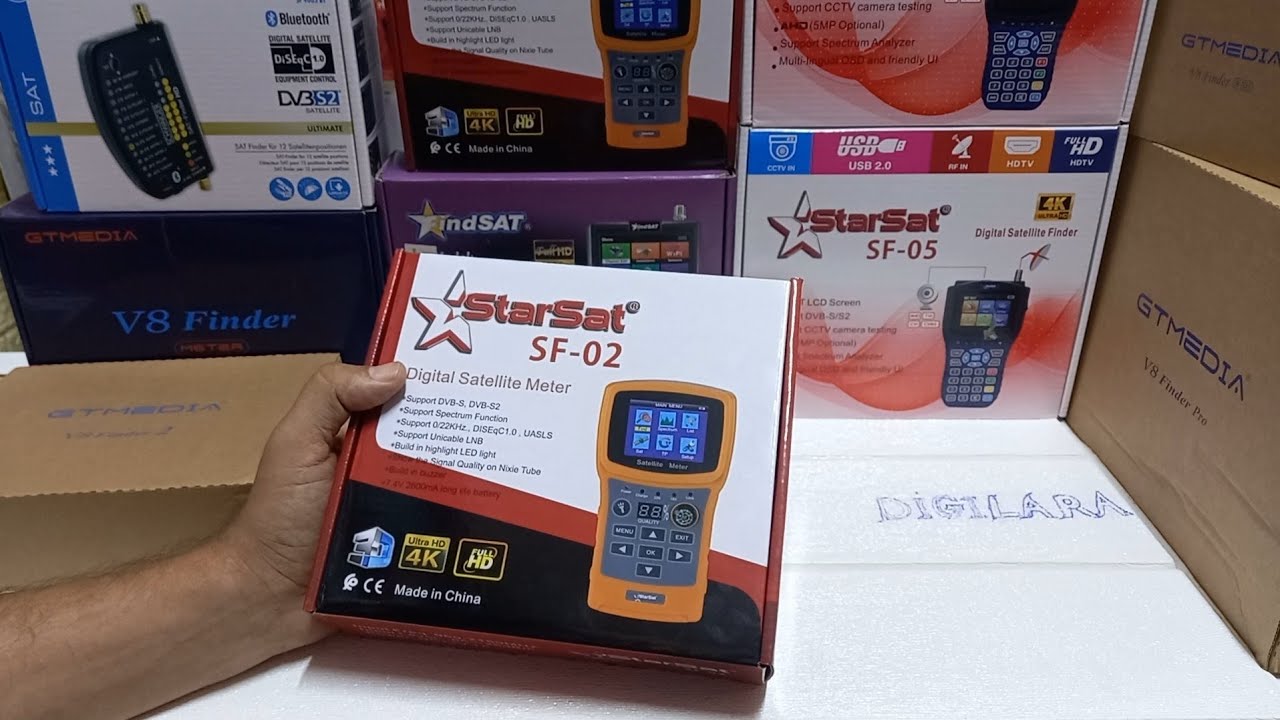 من يبحث على أرخص جهاز💣 STARSAT SF-02 FINDER جهاز الاستقبال الإشارة😲 ...