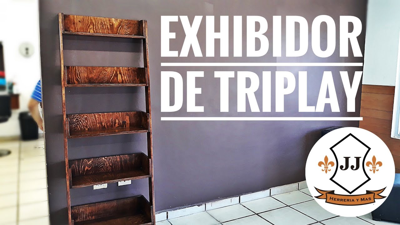 Mueble EXHIBIDOR de TRIPLAY - Tutorial - DIY - YouTube