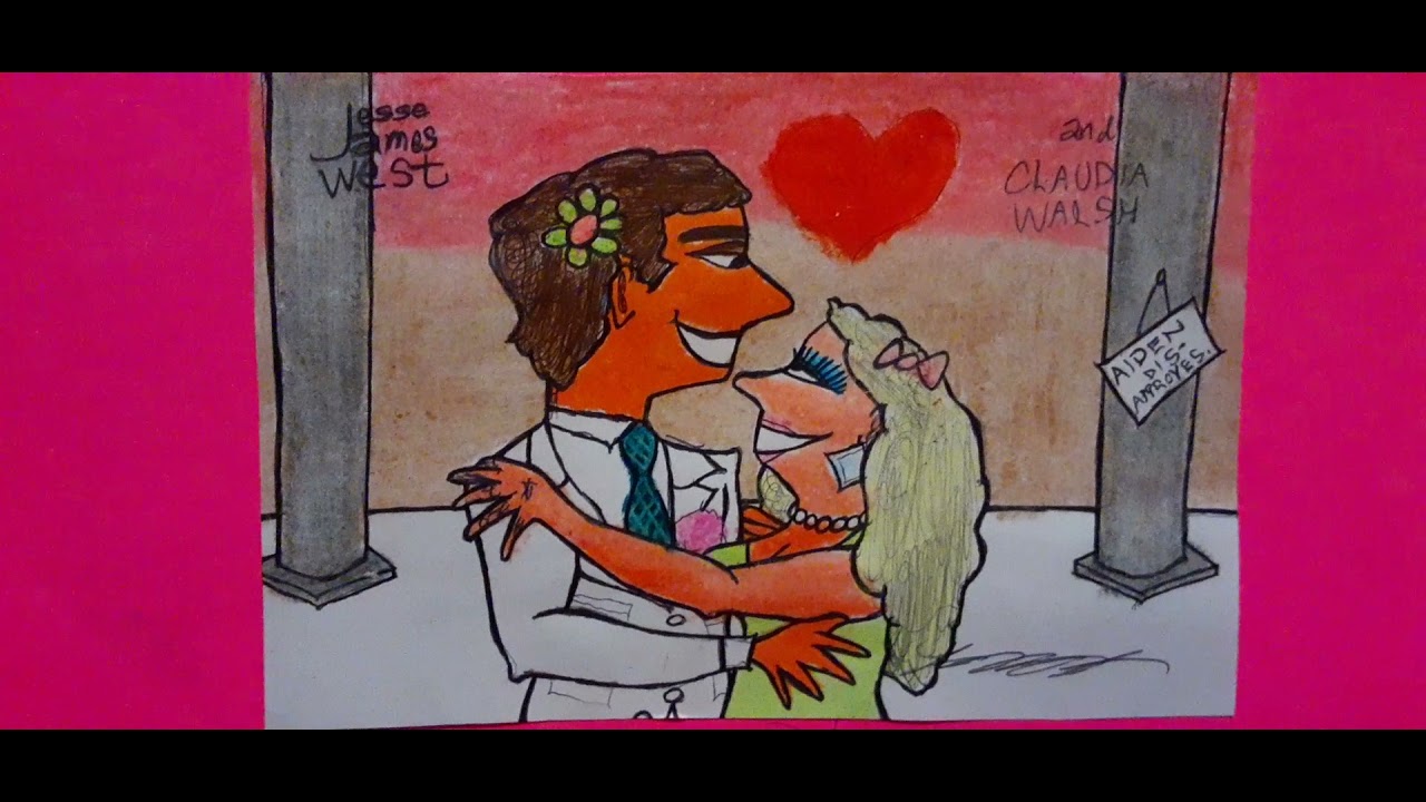 Jesse James West and Claudia Walsh romantic fan-art - YouTube