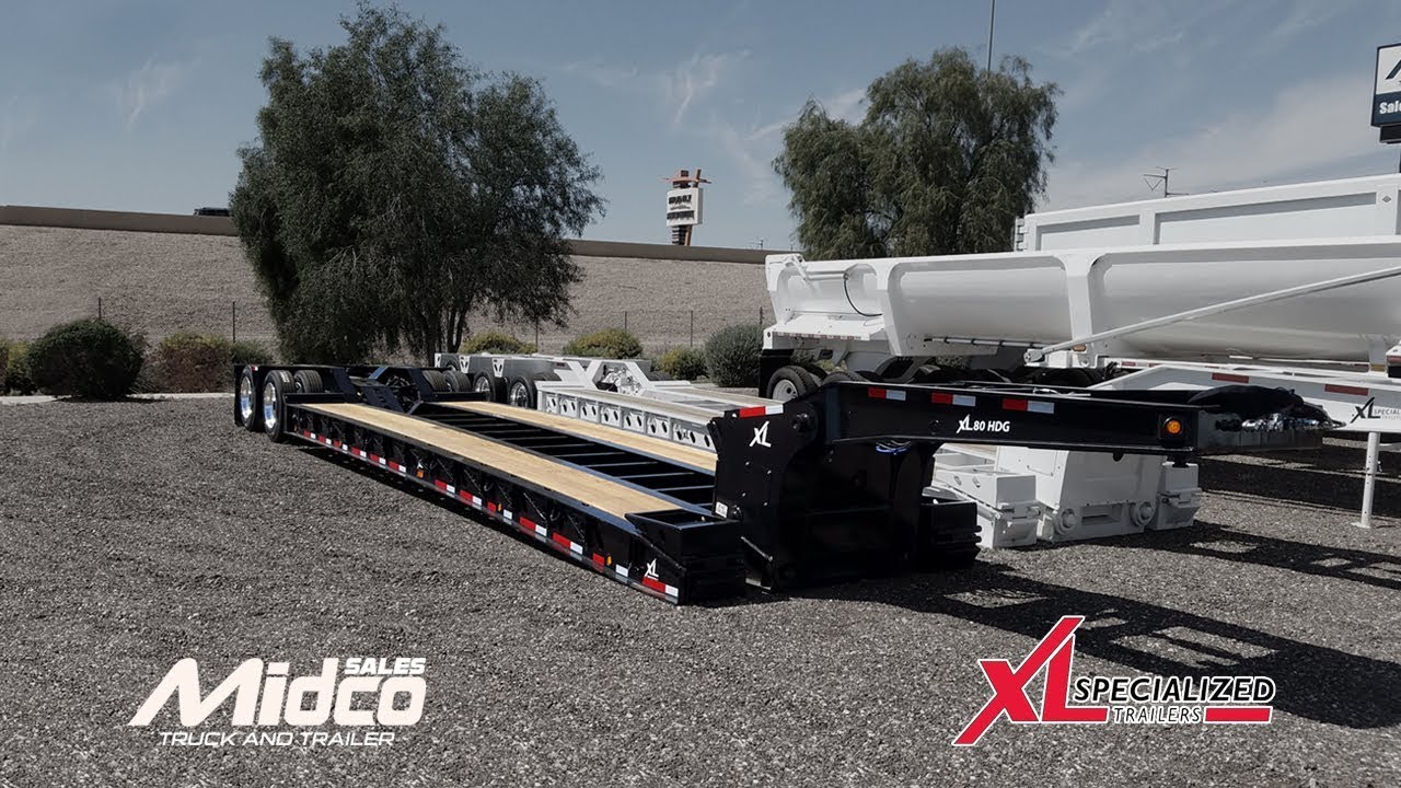 XL Specialized XL80 HDGS 40 Ton Lowboy - RGN - YouTube