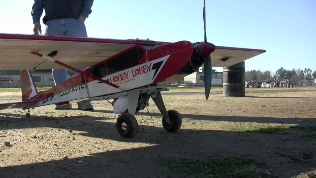 Rc airplane parachute jump 2010 Jan - YouTube