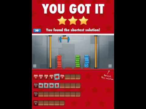 Cargo-Bot Solution - Go Left - 3 Stars - YouTube