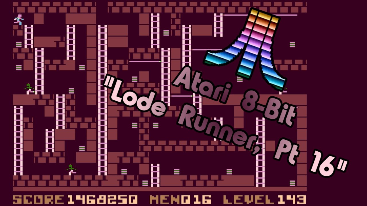 Atari 8-Bit Long Play, Lode Runner (Part 16 of 17) - YouTube
