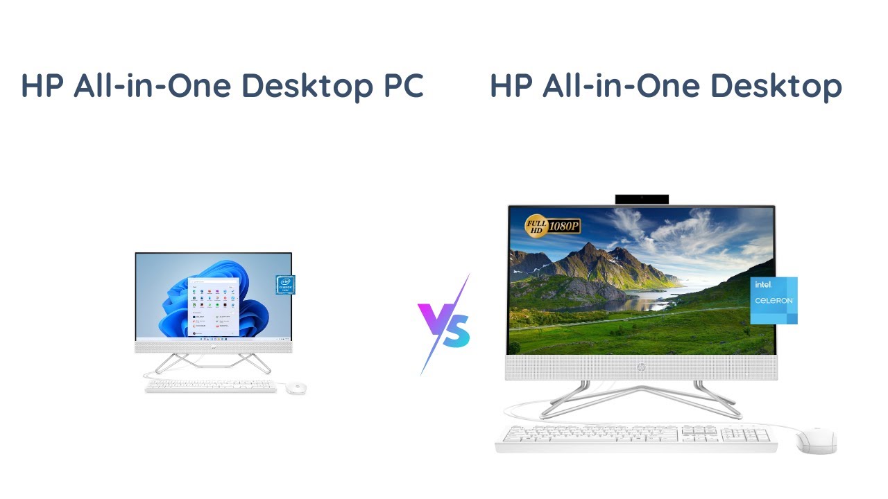 HP All-in-One Desktop PC - Which One is Better? - YouTube