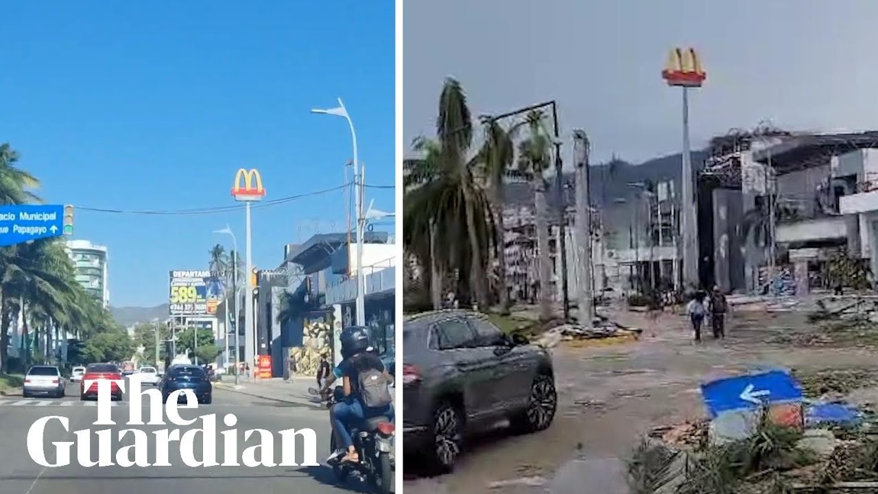 Hurricane Otis: before and after footage shows scale of destruction in ...