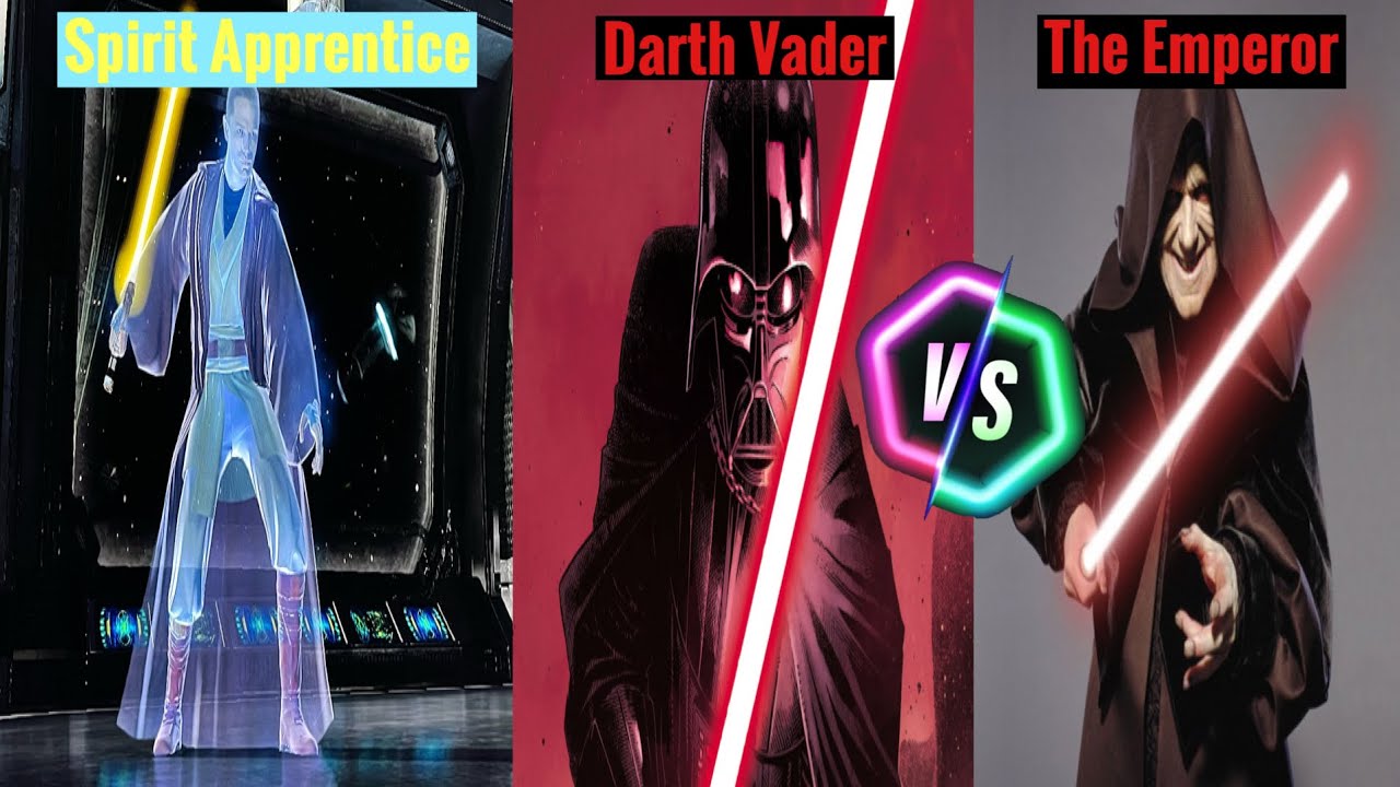 Star Wars: The Force Unleashed - Spirit Apprentice Vs Darth Vader & The ...