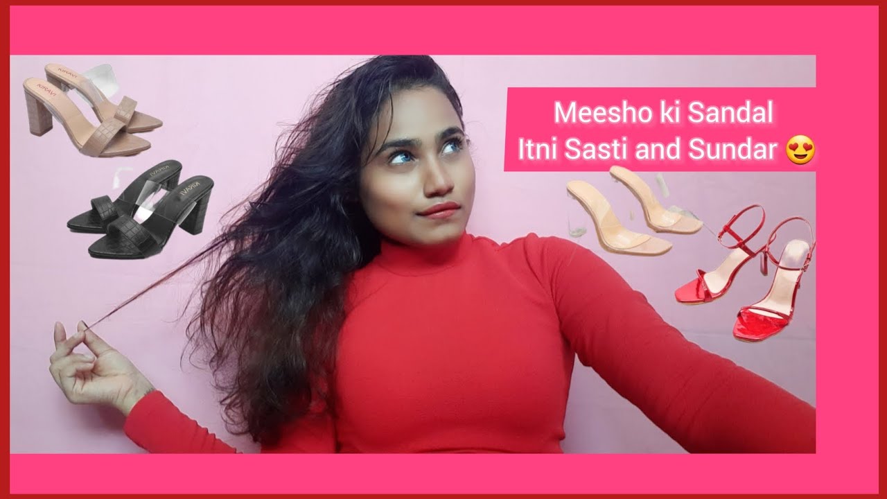 Meesho Heels haul | meesho footwear haul | TRENDY & AFFORDABLE HEELS ...