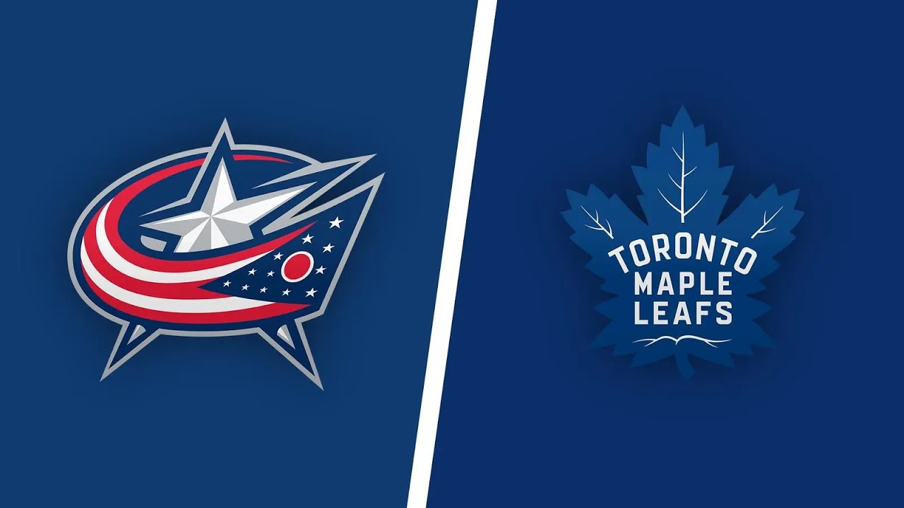 Blue jackets vs Maple leafs - YouTube