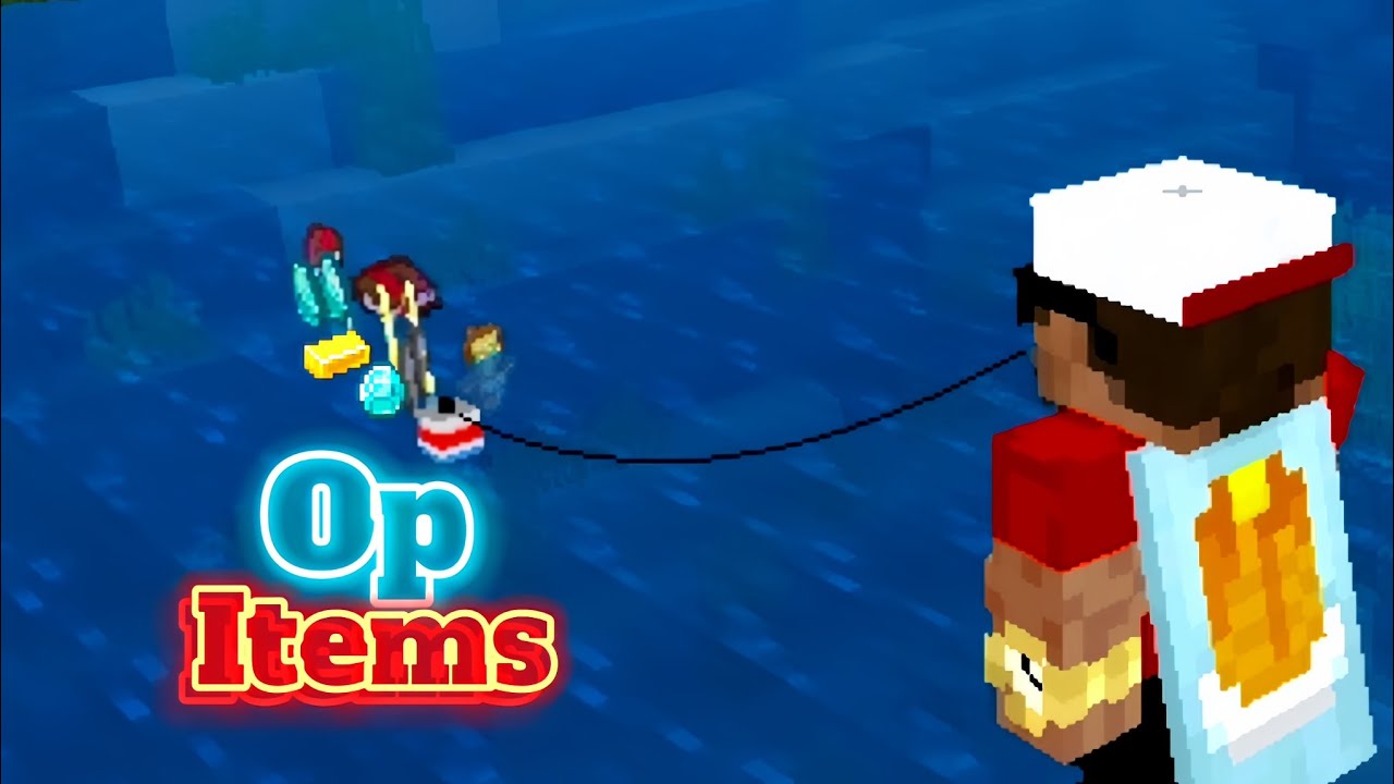 Minecraft But Fishing Drops OP Random Items! 🤯 - YouTube