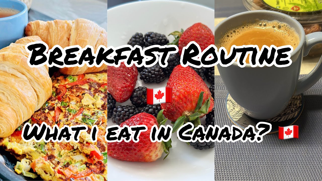 Morning Blinks || Healthy Breakfast || Canadian morning breakfast # ...