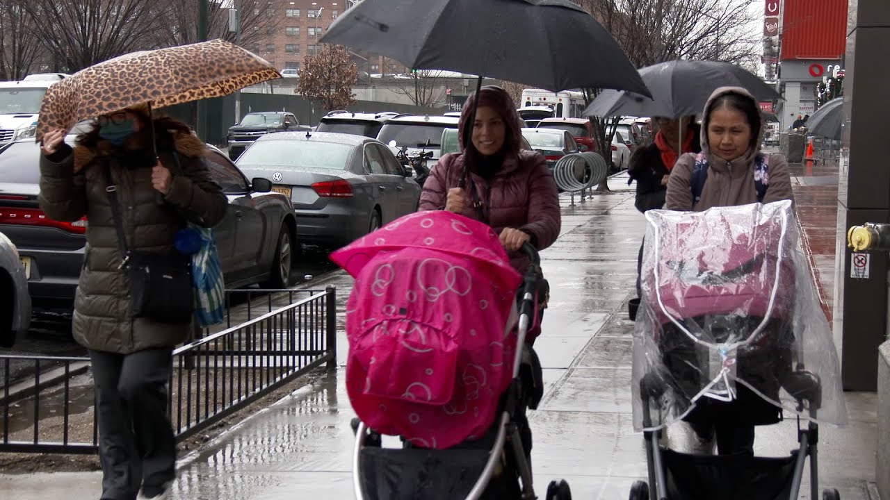 Queens, NY Afternoon Rainy Raw Weather -1/19/2023 - YouTube