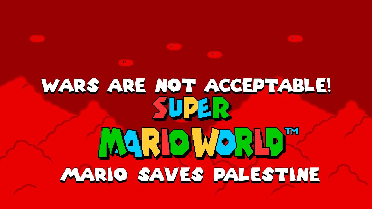 Super Mario World: Mario Saves Palestine - Mario stops the genocide in ...