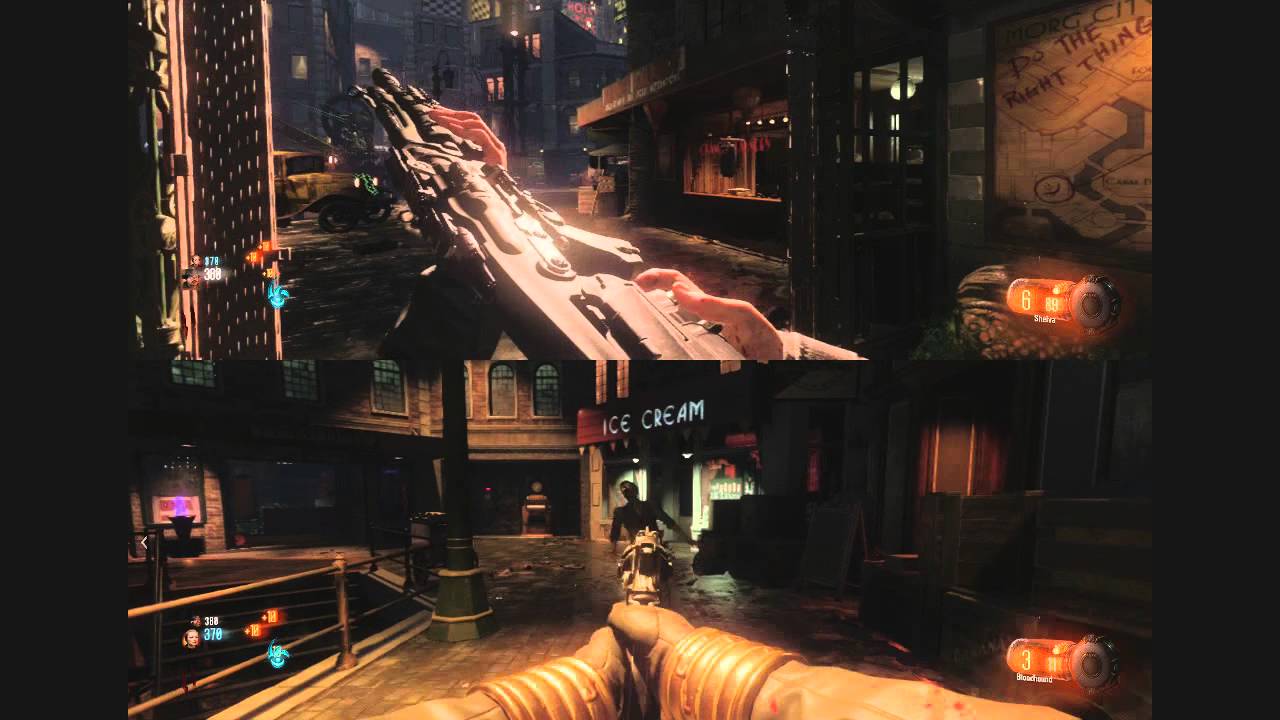 Black Ops 3: Me and Madden playing bo3 zombies (fail) - Split Screen ...