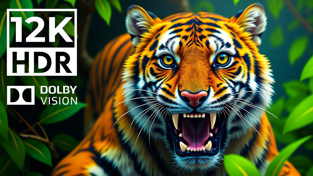 BEST ANIMAL FOOTAGE EVER 12K HDR 120FPS | with Cinematic Sould ...