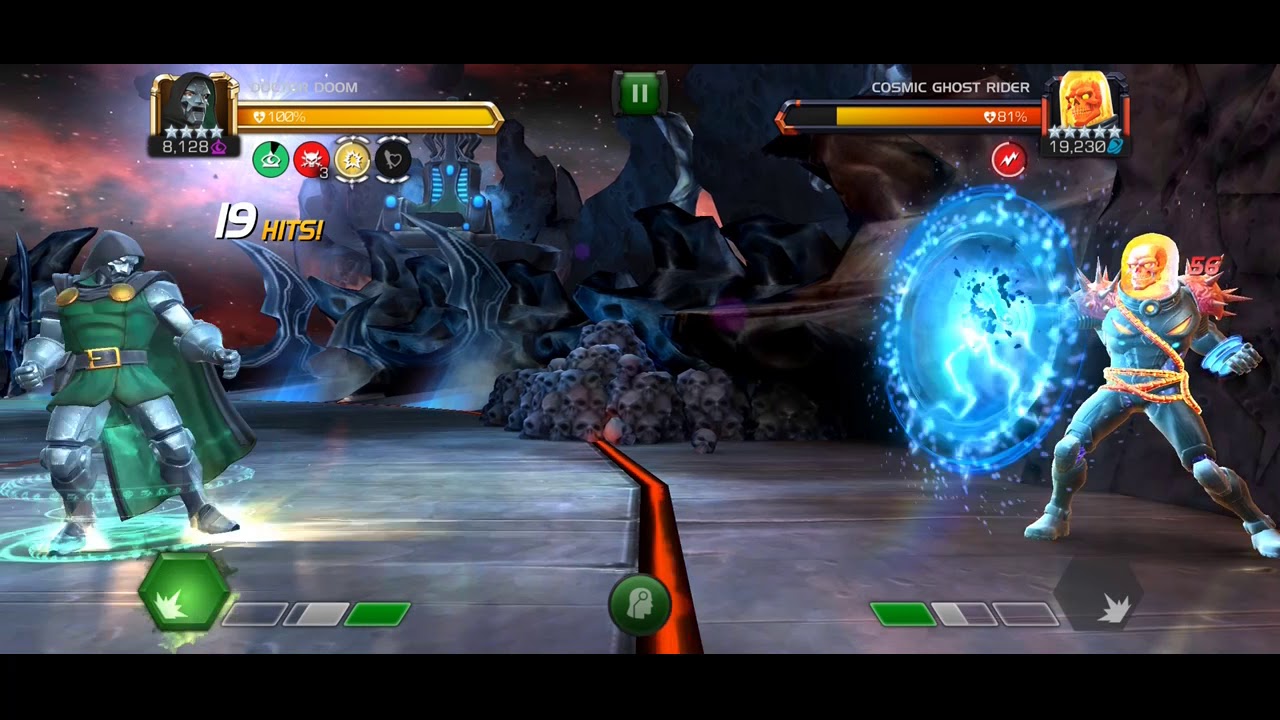 First shot at Cosmic Ghost Rider boss MCOC October 2020 event - YouTube