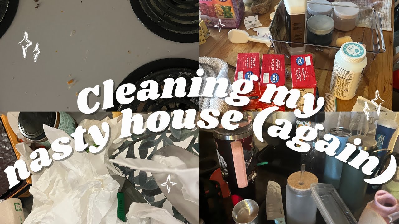 Cleaning My Nasty House... Again - YouTube