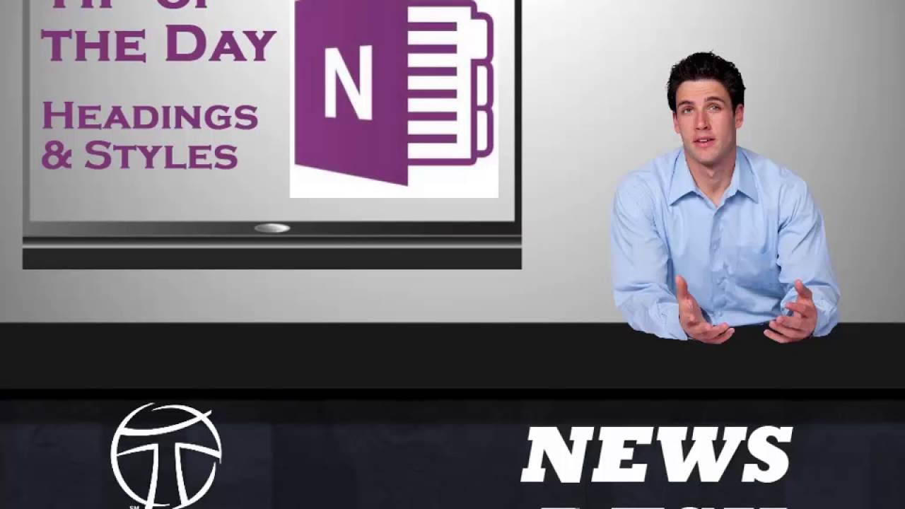 002 OneNote TOD Headings & Styles - YouTube