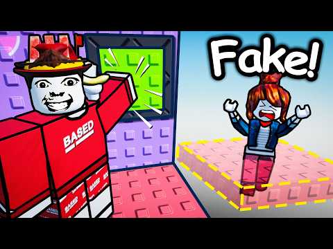 Ich BAUE FAKE TROLL TOWER Auf Roblox!!! 😈😈😈