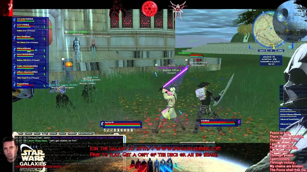 Star Wars Galaxies PCU Feve my artisan / marksman on planet Rori!! Part ...
