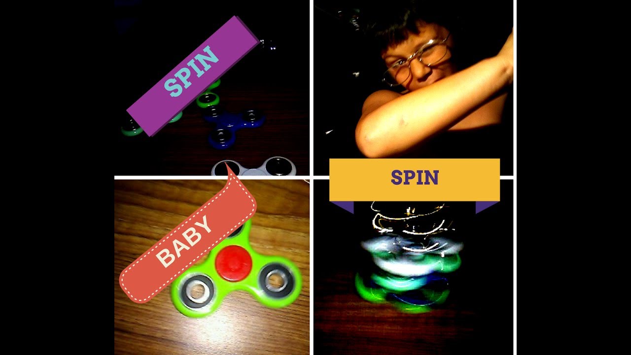 SPINNING MULTIPLE FIDGET SPINNERS AT ONCE - YouTube