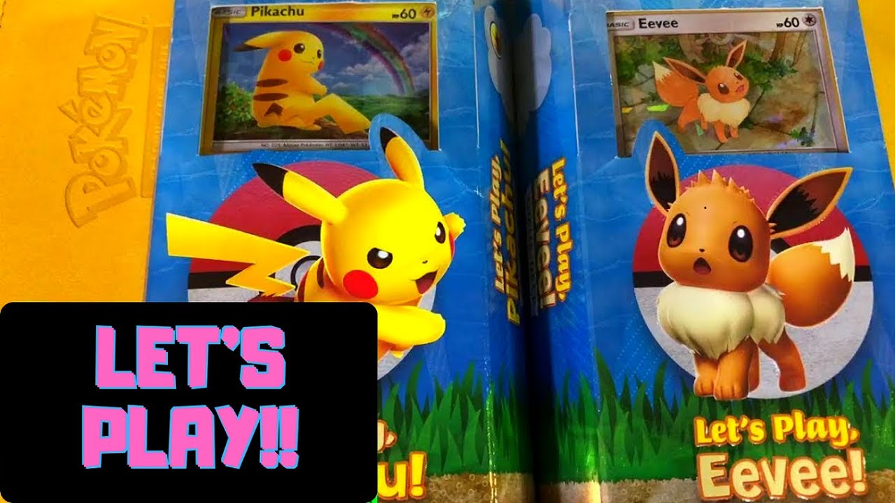 Pokemon TCG - Let's Play Eevee and Pikachu Theme Decks! - YouTube