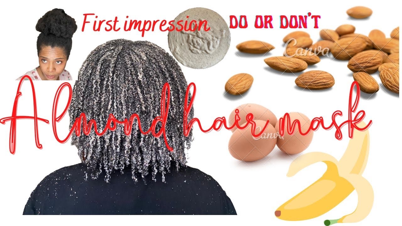 How to make ultra nourishing Almond hair mask - YouTube