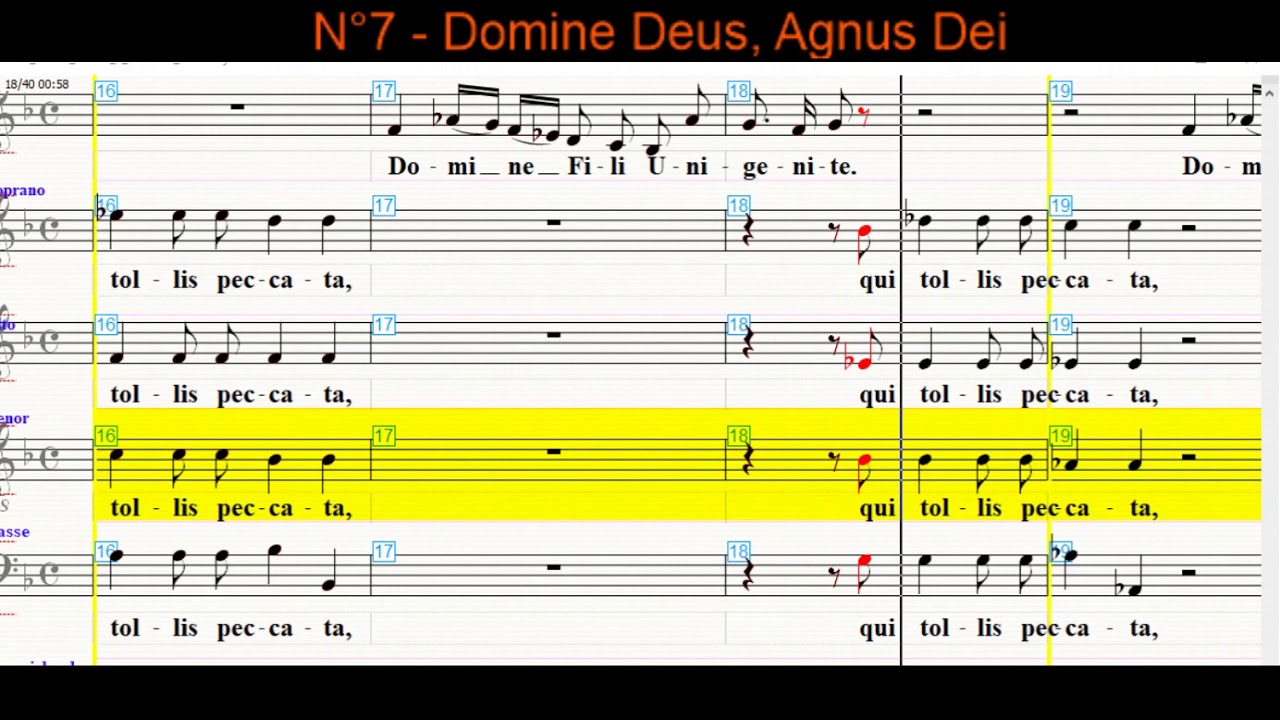 Vivaldi Gloria - 8 Domine Deus - TENOR - YouTube
