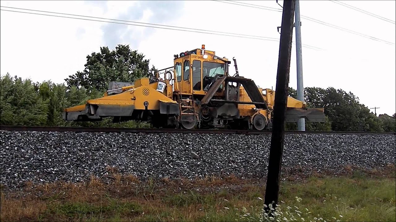 KCS Track Maint. Equipment on the White Rock Branch - YouTube