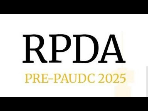 RPDA Pre-PAUDC 2025 Round 2 - YouTube