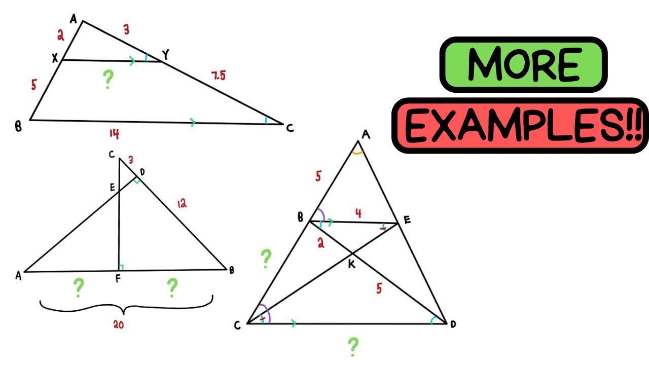 Similar Triangles Example Problem 5 (Part 2): Angle-Angle PRACTICE PROBLEMS (GEOMETRY BOOTCAMP ...