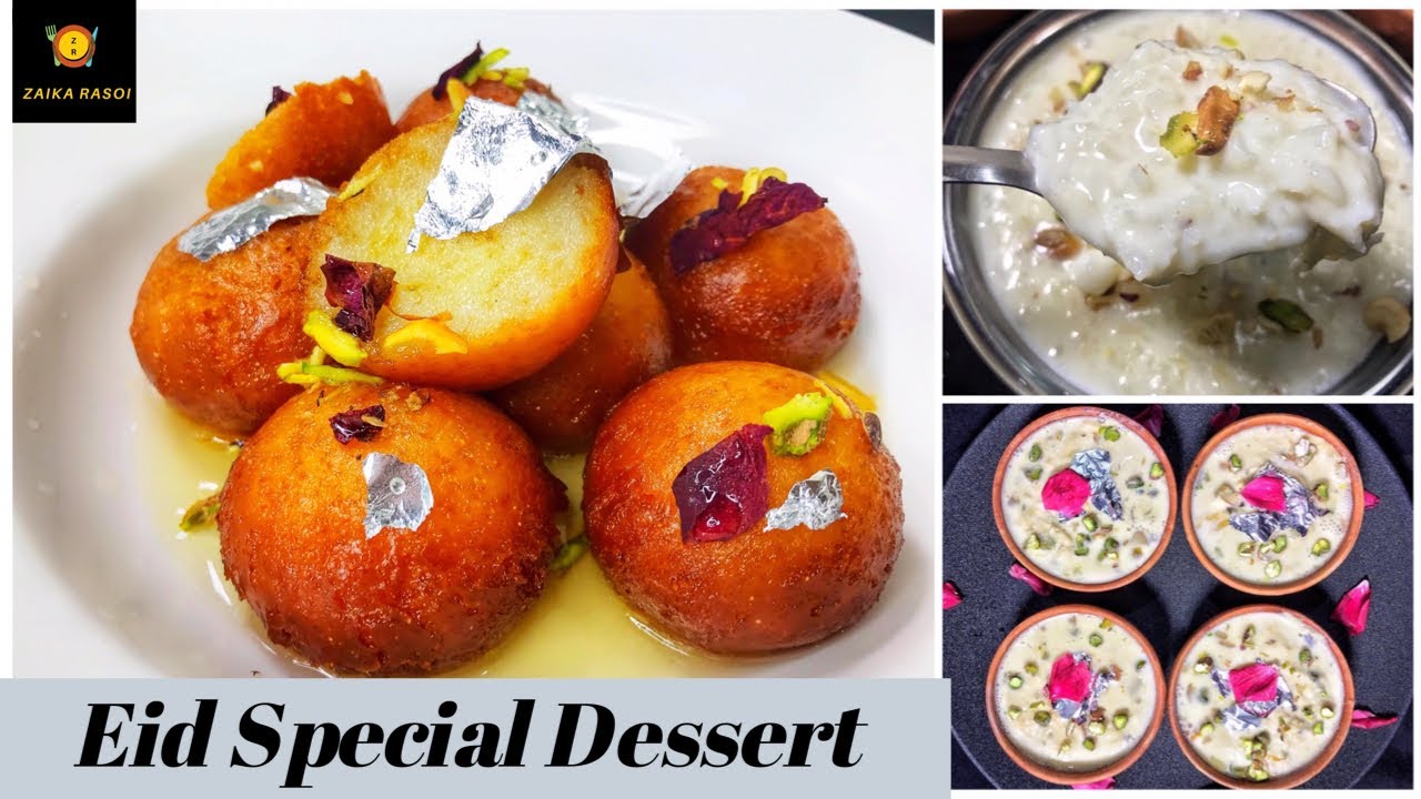 3 Eid Desserts(Meethi Eid Ki Meethi Recipes)|Shahi Rabri|Kheer Recipe ...