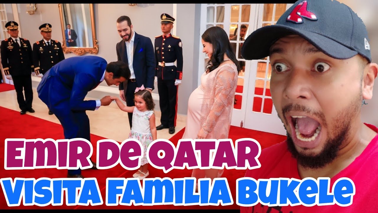 OMG 😱 NAYIB BUKELE 🇸🇻 su esposa e hija Layla saludan a su Alteza el ...