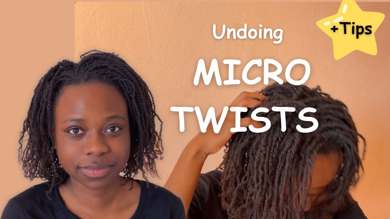 UNDOING MICRO TWISTS || HAIR CHRONICLES PART 1. - YouTube
