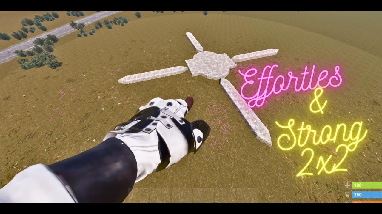 Effortless & Strong 2x2 Base Build | Rust Building Guide with Multi TC ...