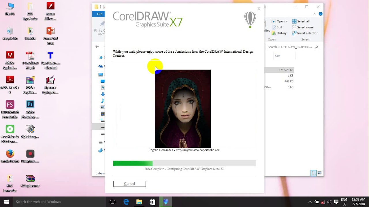 CorelDraw X7 Install ျပဳလုပ္နည္း - YouTube