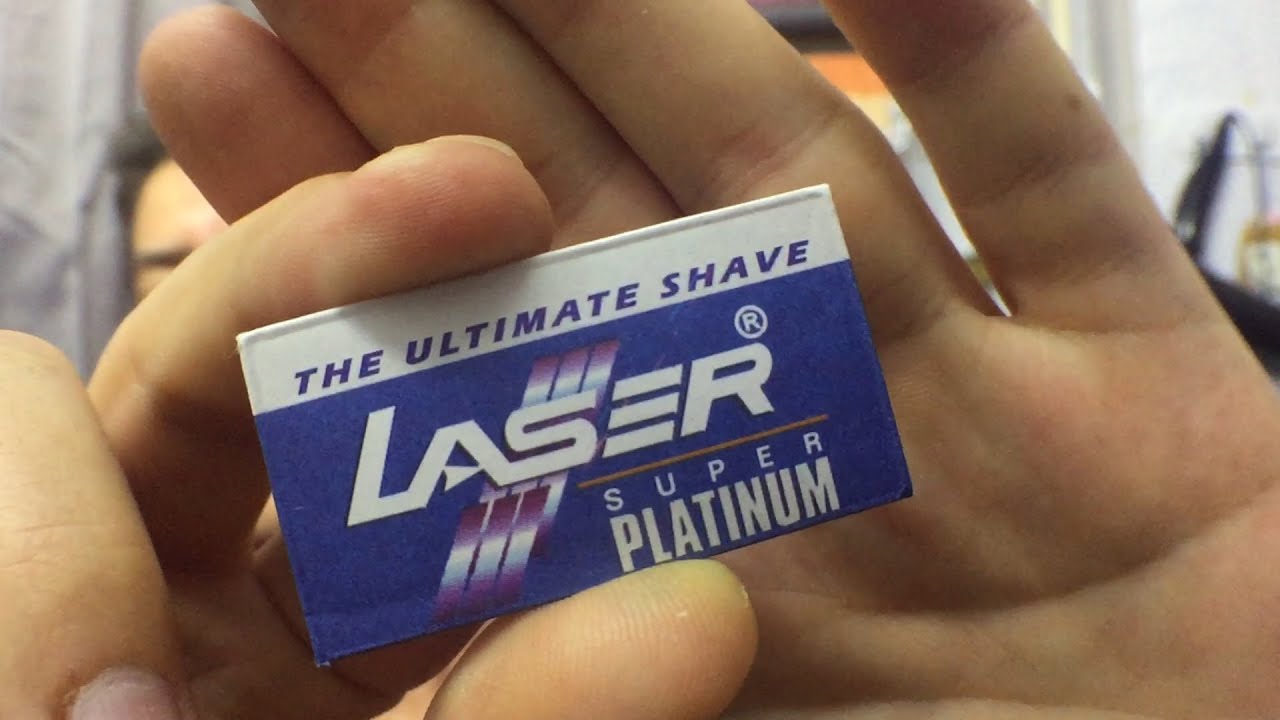 Laser Super Platinum Shave Blade review - YouTube