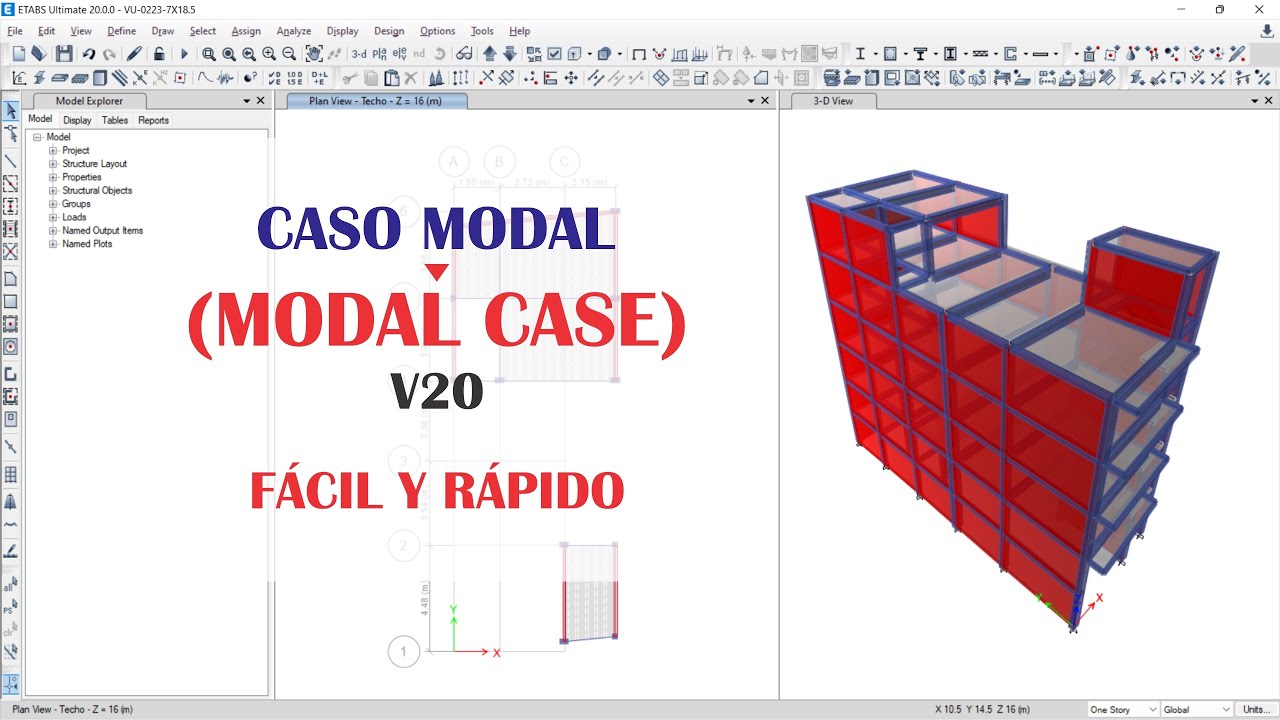 Modal Case en Etabs V20 - YouTube