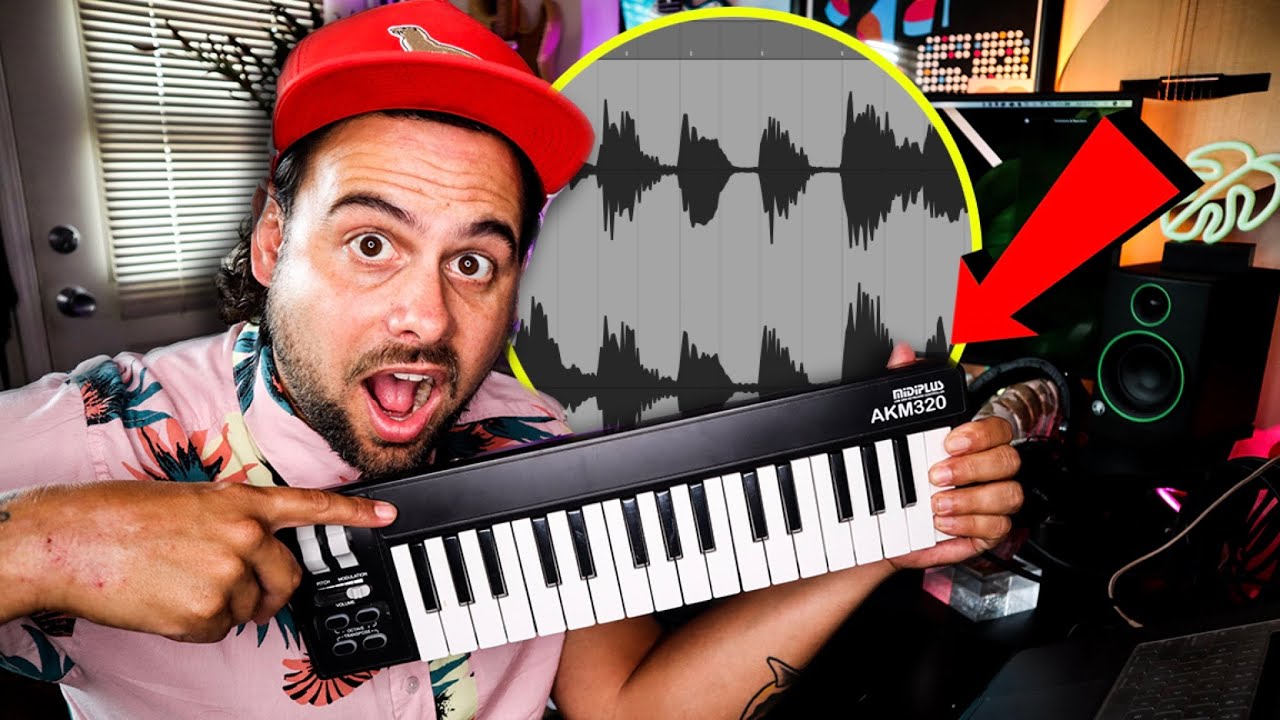 I made a SUPER DOPE MELODY *fire* with the AKM320 Midi Keyboard - YouTube