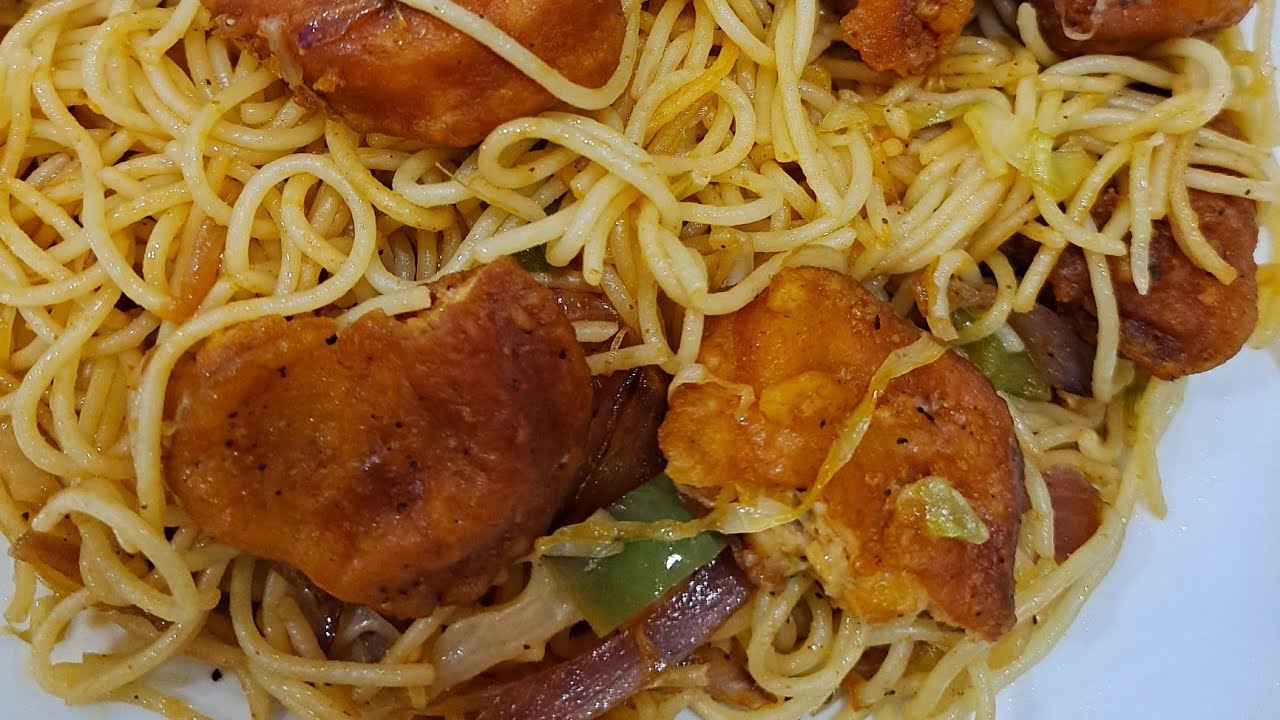 Spaghetti Recipe | nuggets with spaghetti | quick and easy | #Shorts # ...