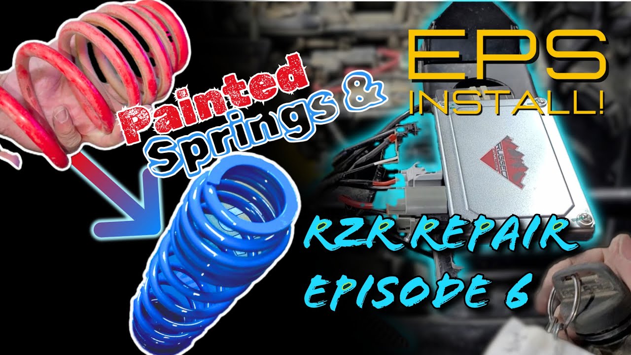 Painted Coil overs and New EPS! RZR Rebuild Episode 6 - YouTube