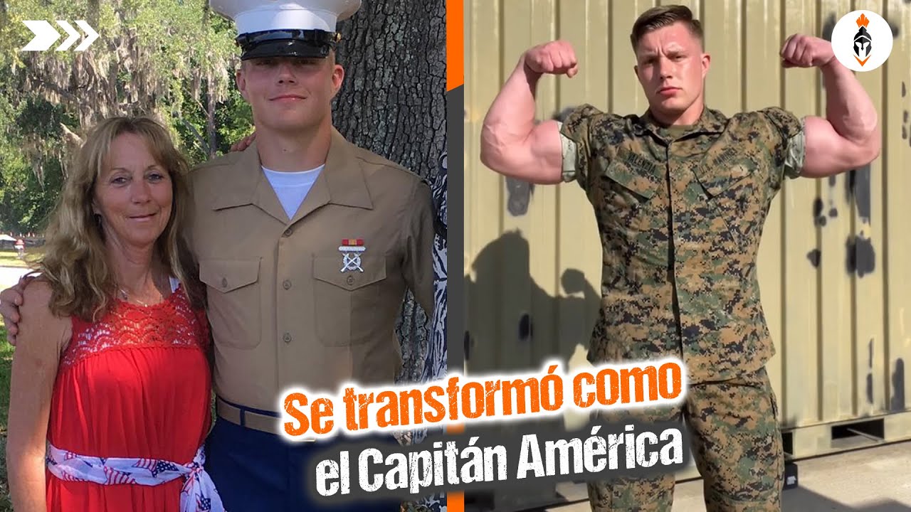 Este marine tuvo la transformación del Capitán América || Tyler ...
