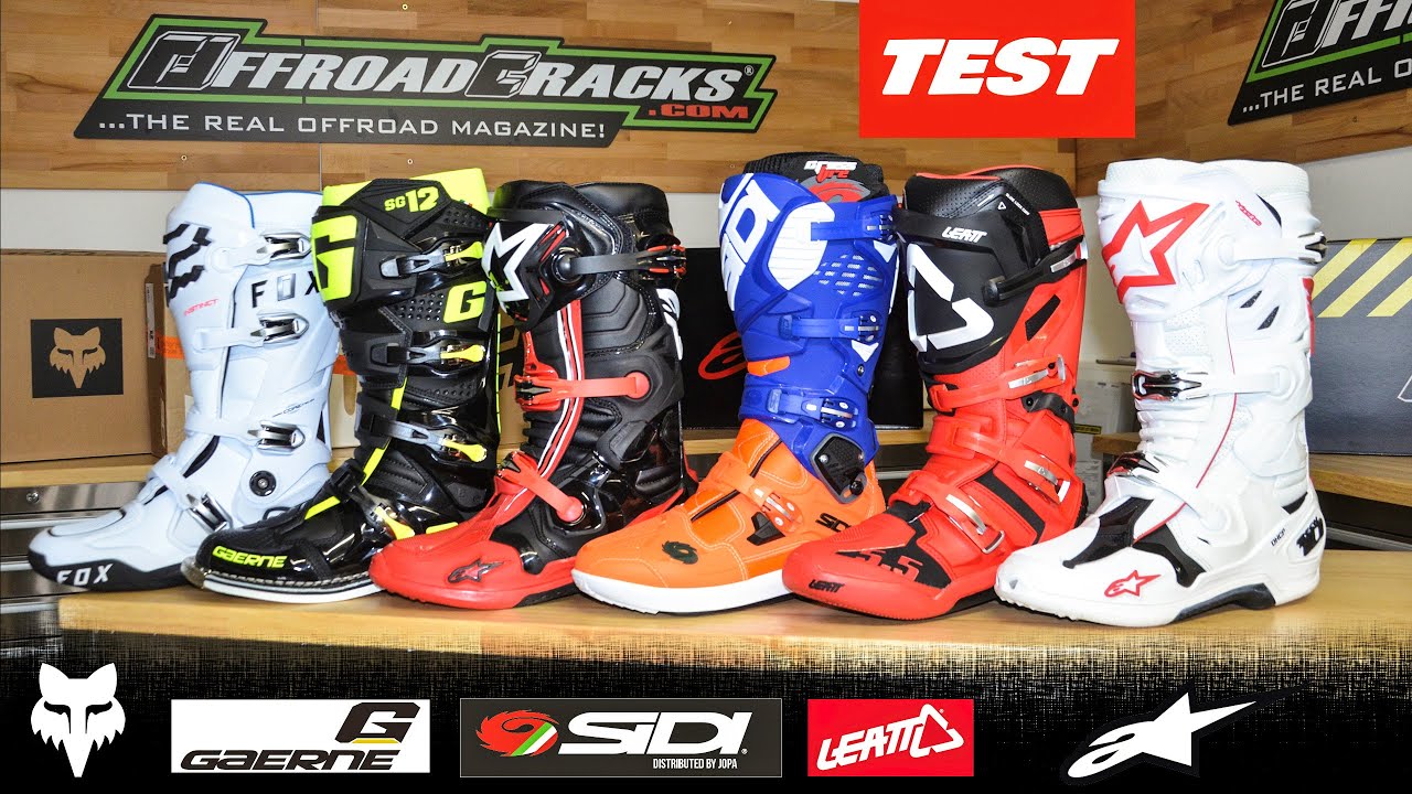 HIGH-END OFFROAD BOOTS: Alpinestars Fox Gaerne Leatt Sidi – the BEST of ...