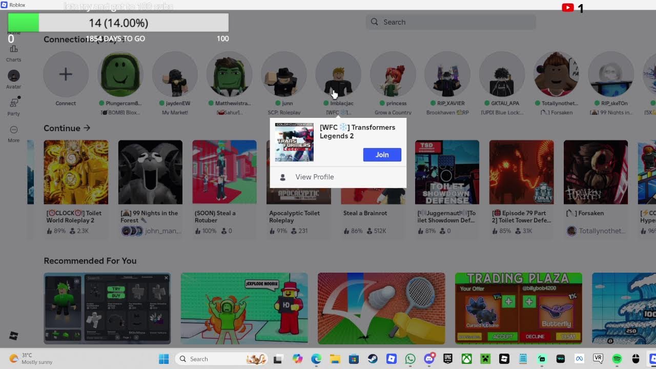 playing games with viewers! - YouTube