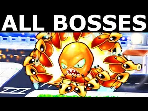 Octogeddon - All Firefly Weapon Upgrades - All Boss Battles Gameplay ...