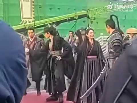 Wu Geng Ji casts dancing on the set😍 they are xtra cute😊#xingfei #allenren #cdrama