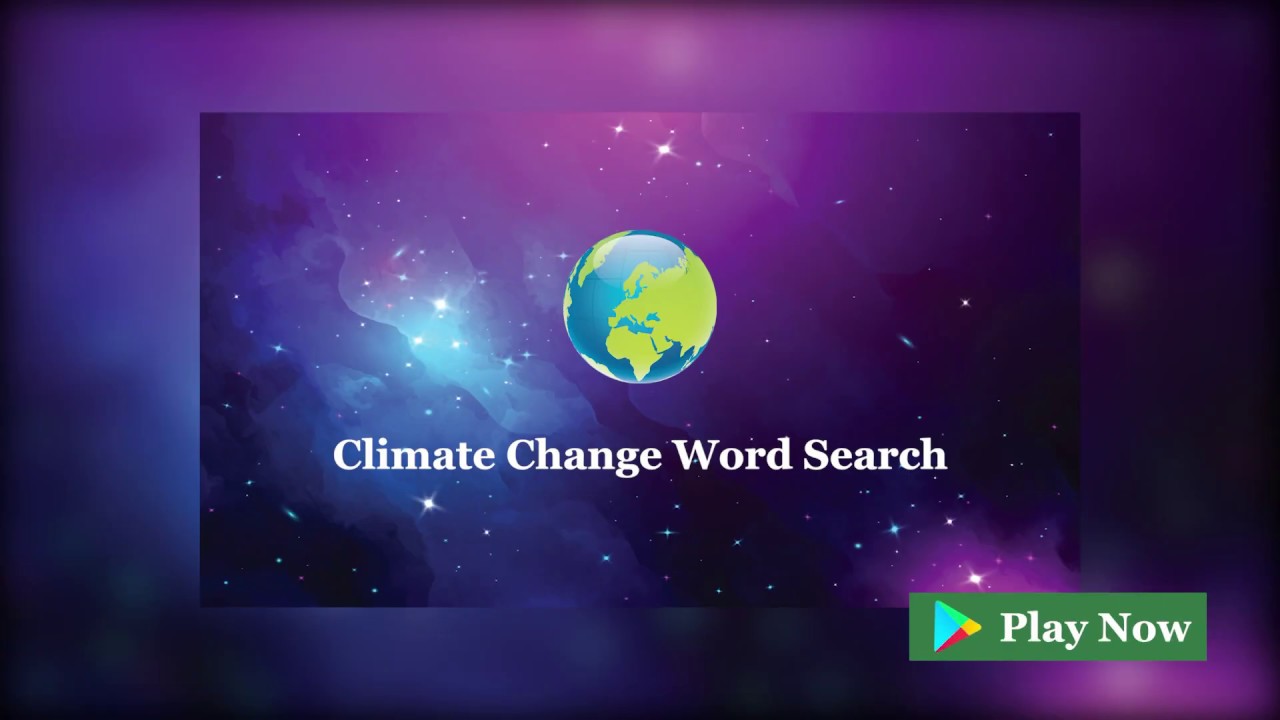 Climate Change Word Search (Puzzle Game) - YouTube
