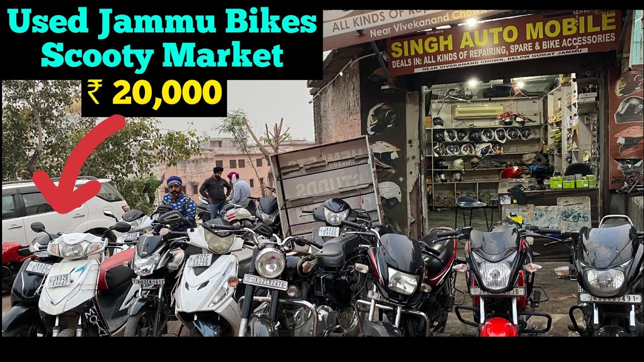 Second Hand Bikes Starting ₹ 20000 only | Jammu Bikes Market | Second ...
