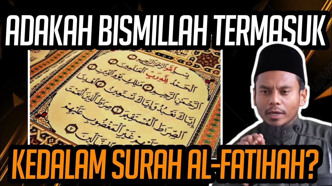 ADAKAH BISMILLAH TERMASUK KEDALAM SURAH AL-FATIHAH?? || UST SALMAN ALI ...